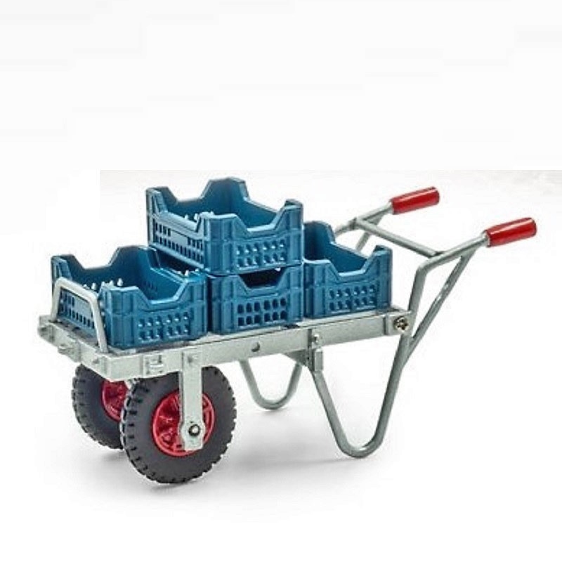 UH - Kruiwagen met 4 groente/asperge kratten - 1/32